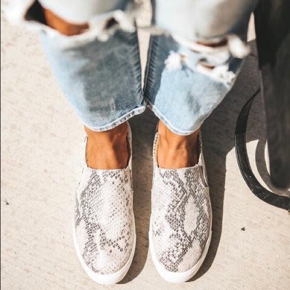 Shoes | Beige Python Slip On Price Is Firm | Poshmark